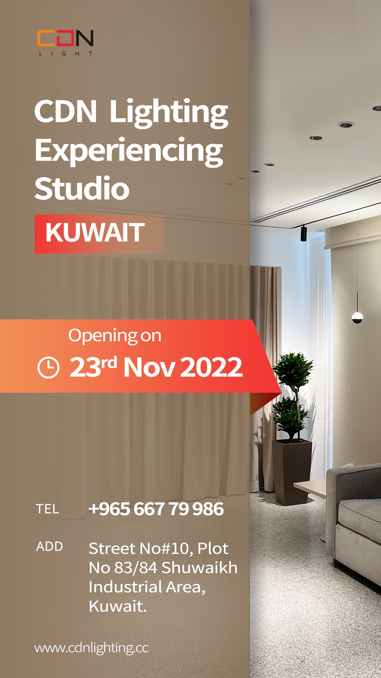 CDN Lighting Experiencing Studio KUWAIT Opening on 23rd Nov. 2022-CDN ...
